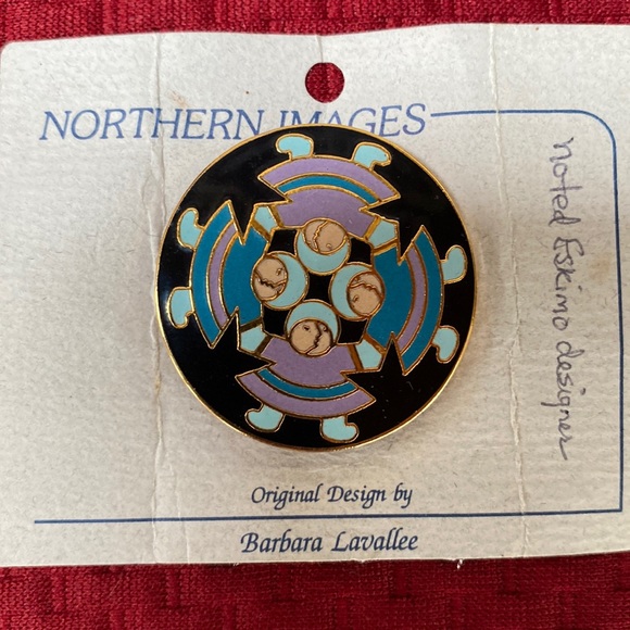 Jewelry | Genuine Alaskan Cloisonn Pin | Poshmark